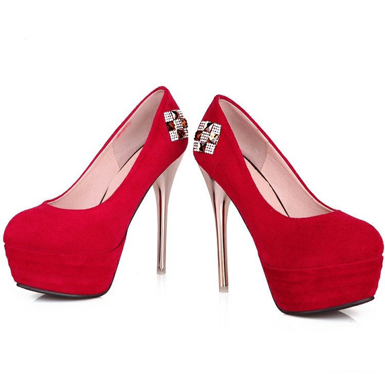Adorable Bow Design High Heel Fashion Shoes In 3 Colors on Luulla