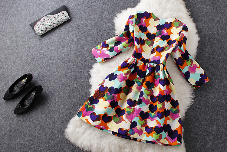 Color Of Love Long-sleeved Dress on Luulla